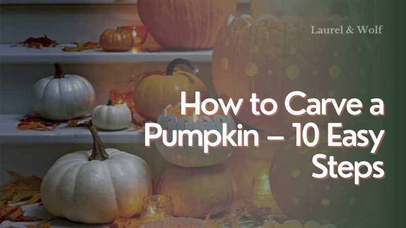 How to Carve a Pumpkin - 10 Easy Steps