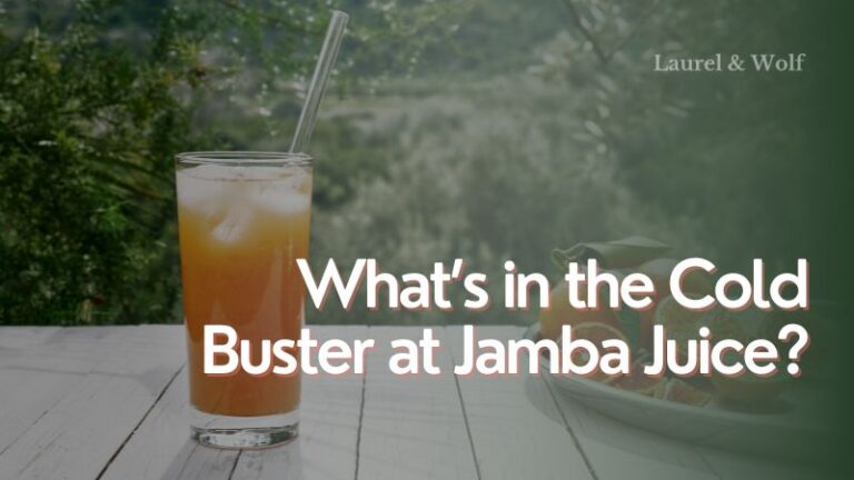 What's in the Cold Buster at Jamba Juice?